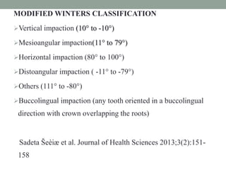 Impacted third molars | PPTX