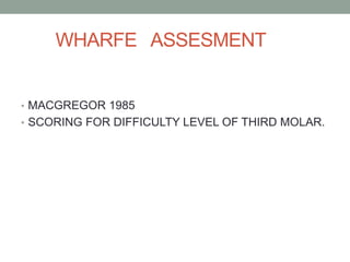 Impacted third molars | PPTX