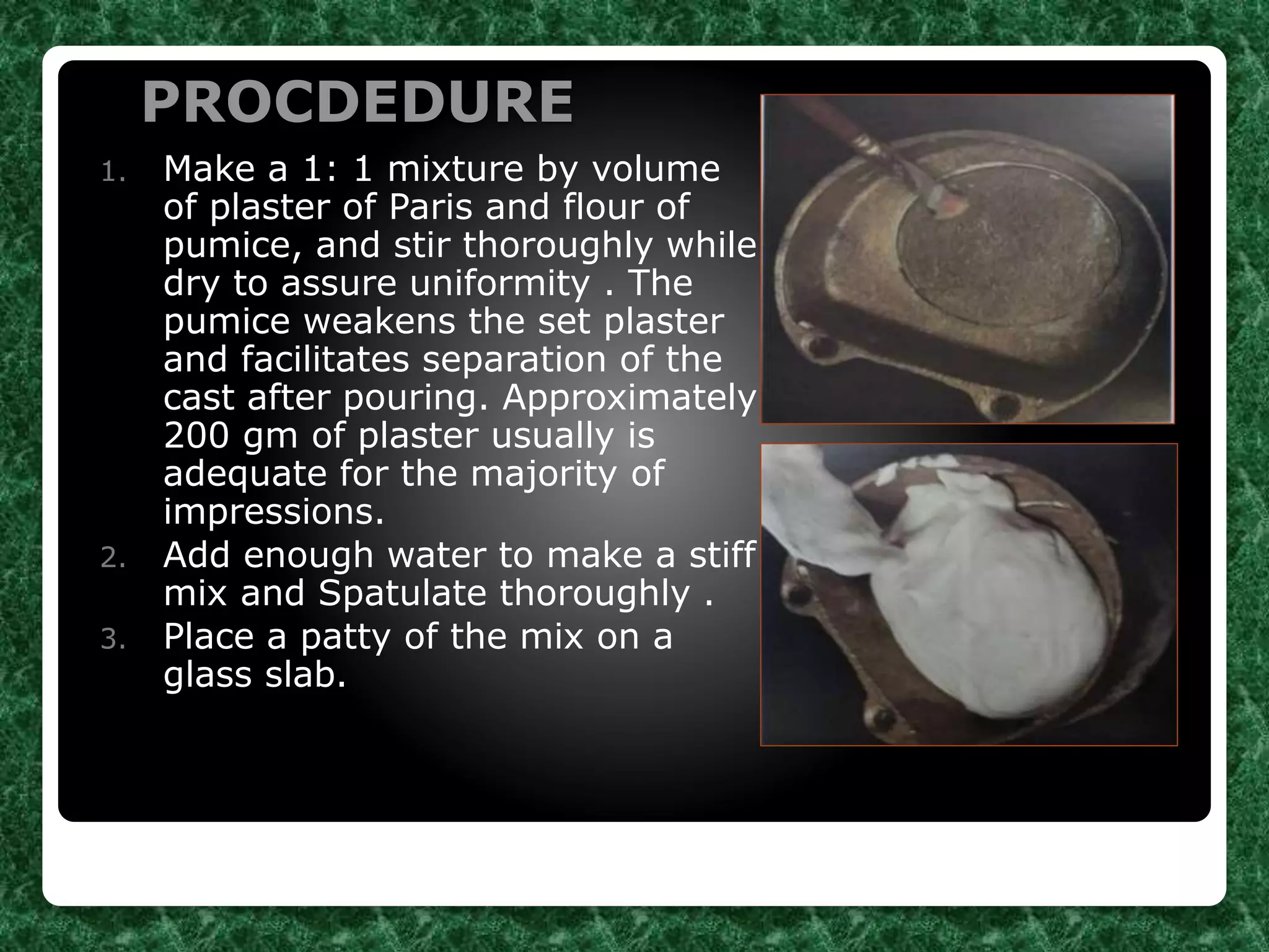 Final impression boxing and pouring | PPTX