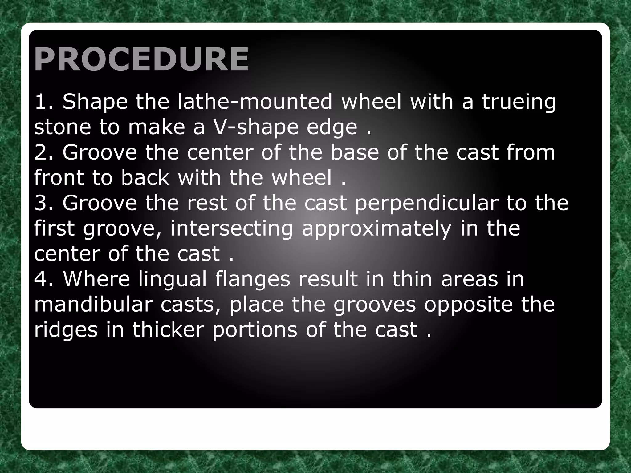 Final impression boxing and pouring | PPTX