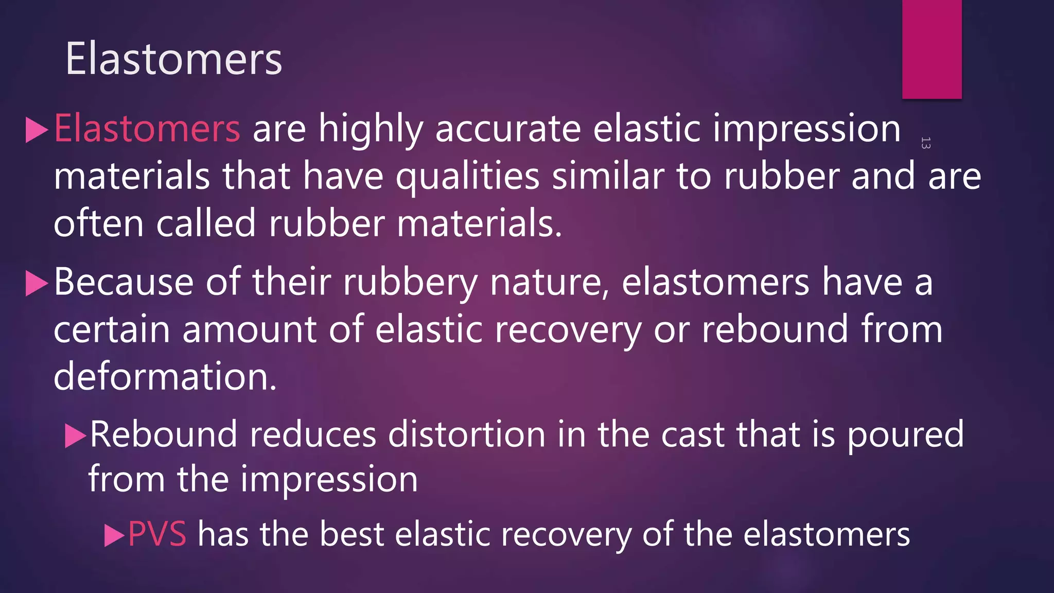 Final Impression Materials | PPTX | Oral care | Personal Care