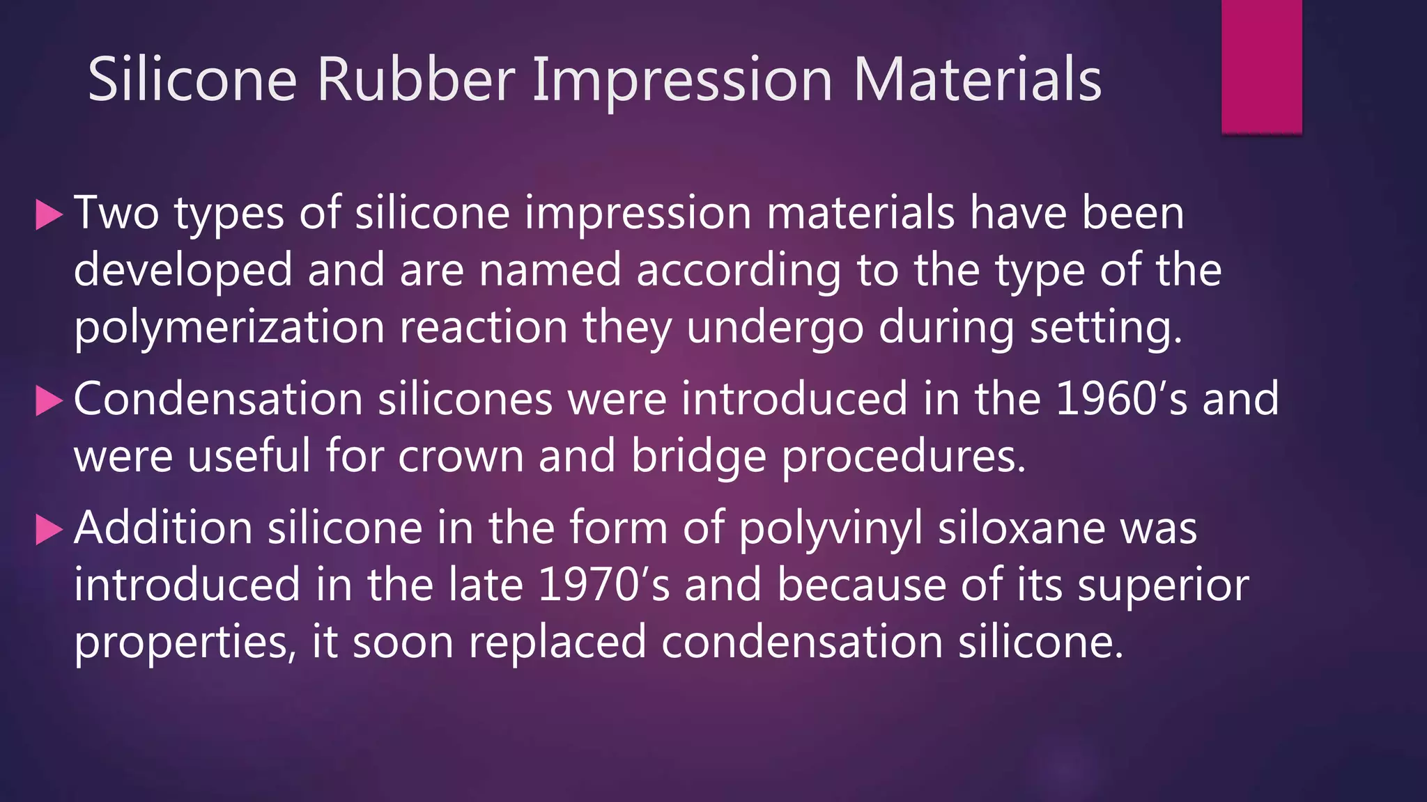 Final Impression Materials | PPTX