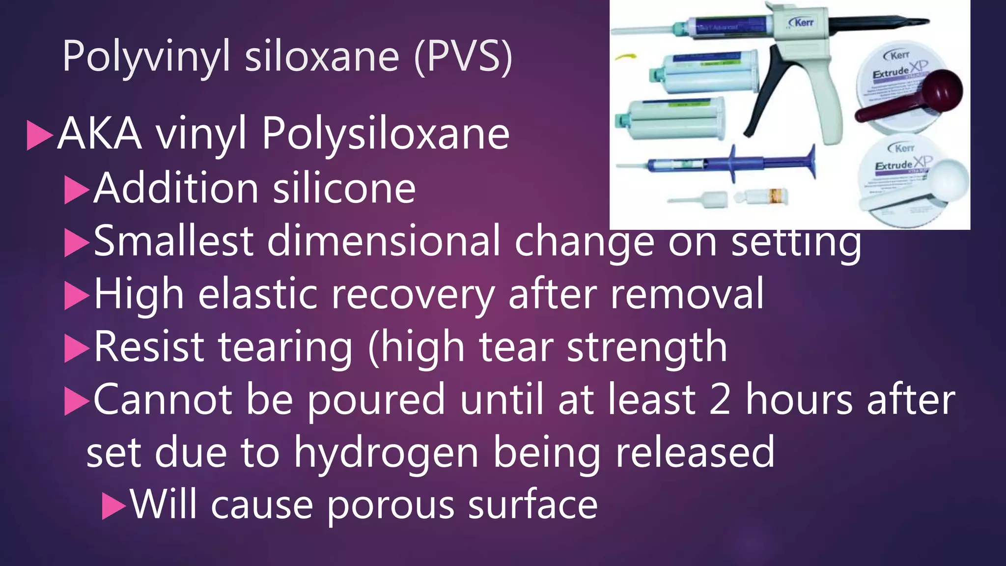 Final Impression Materials | PPTX | Oral care | Personal Care