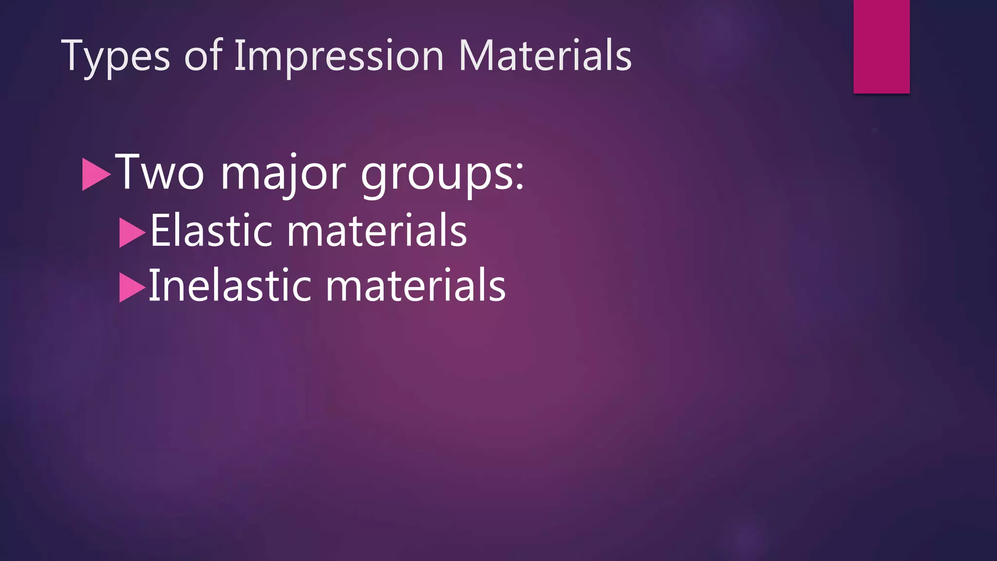 Final Impression Materials | PPTX | Oral care | Personal Care