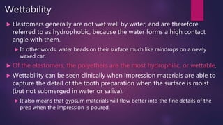 Final Impression Materials | PPTX | Oral care | Personal Care