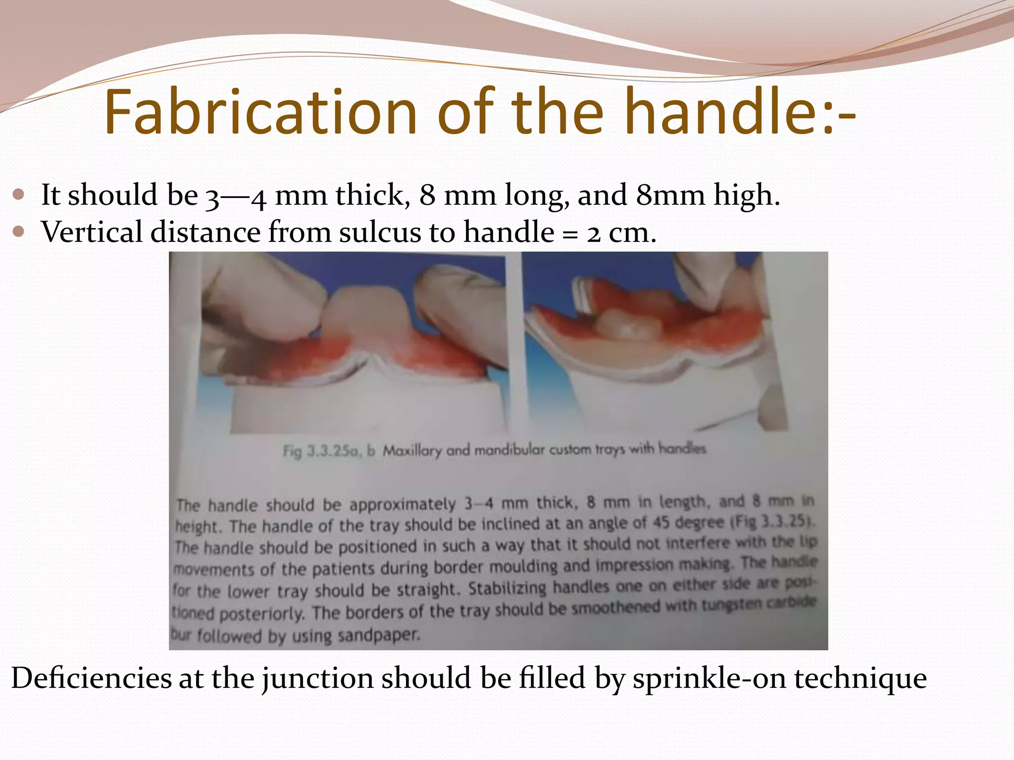 Secondary impression in complete denture CD | PPTX