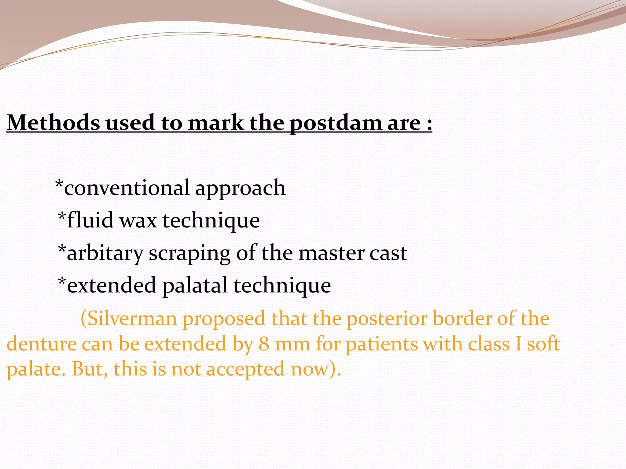 Secondary impression in complete denture CD | PPTX | Oral care ...