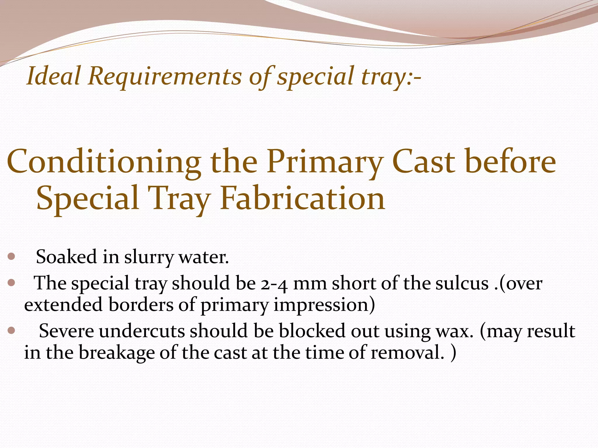 Secondary impression in complete denture CD | PPTX