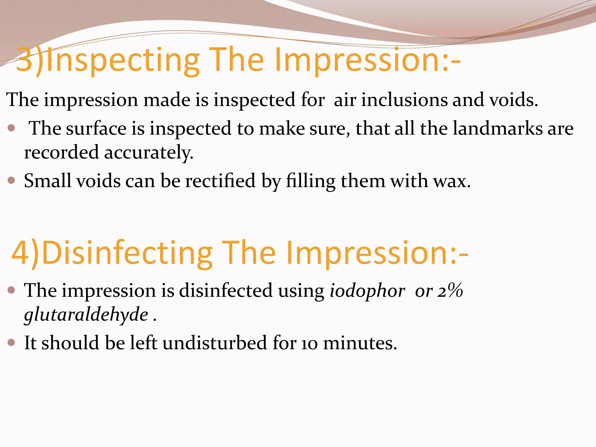 Secondary impression in complete denture CD | PPTX