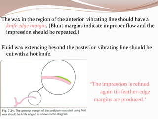 Secondary impression in complete denture CD | PPTX