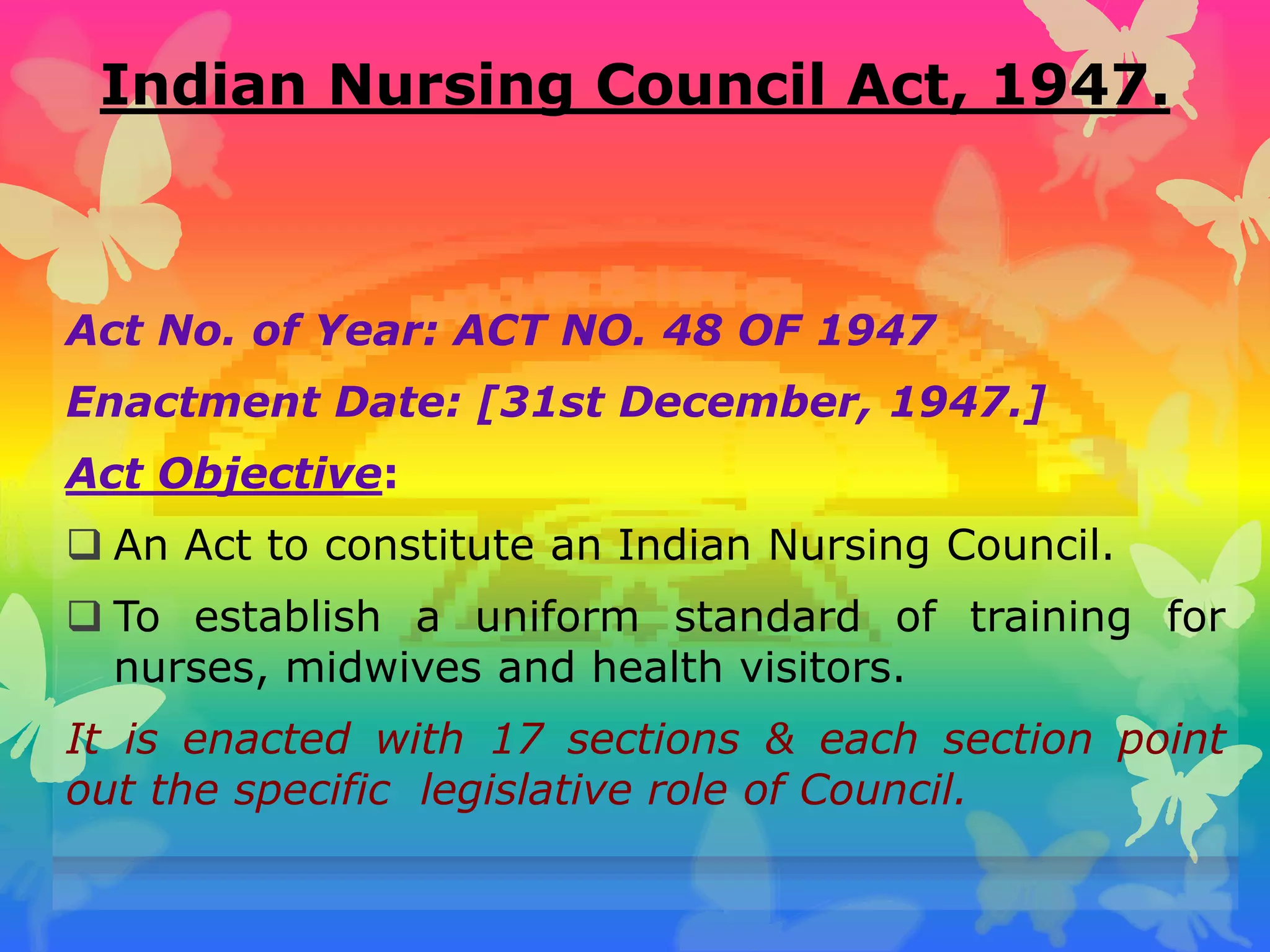 India Nursing Council, State Nursing Council, Nursing board ...