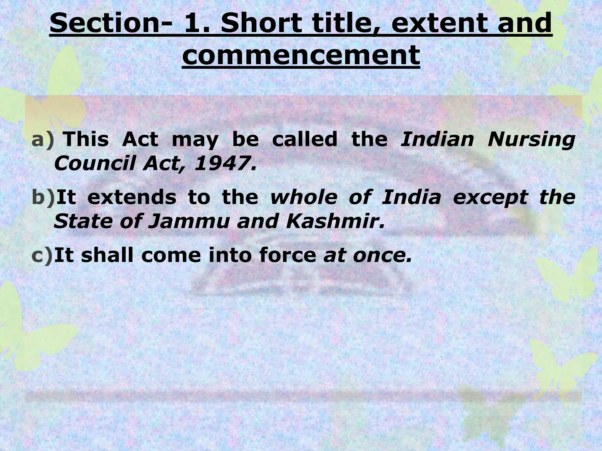 India Nursing Council, State Nursing Council, Nursing board ...