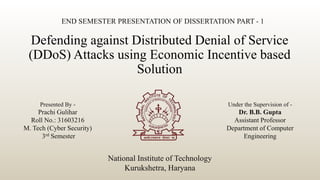 Incentive based DDoS defense | PPT