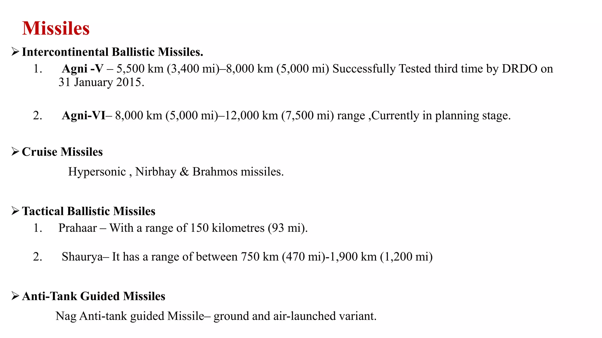 India Defence System | PPTX