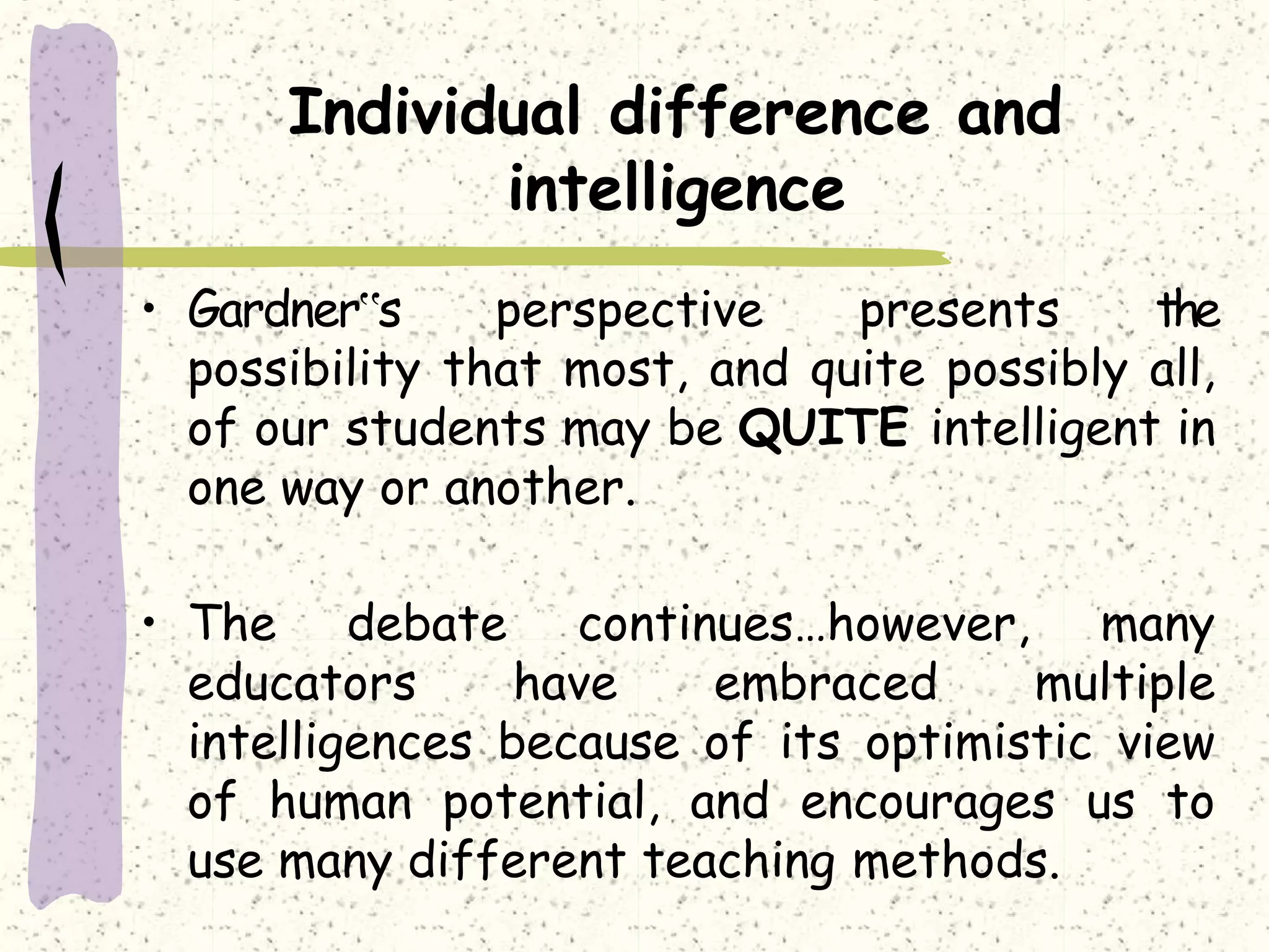 Final individual differences | PPT