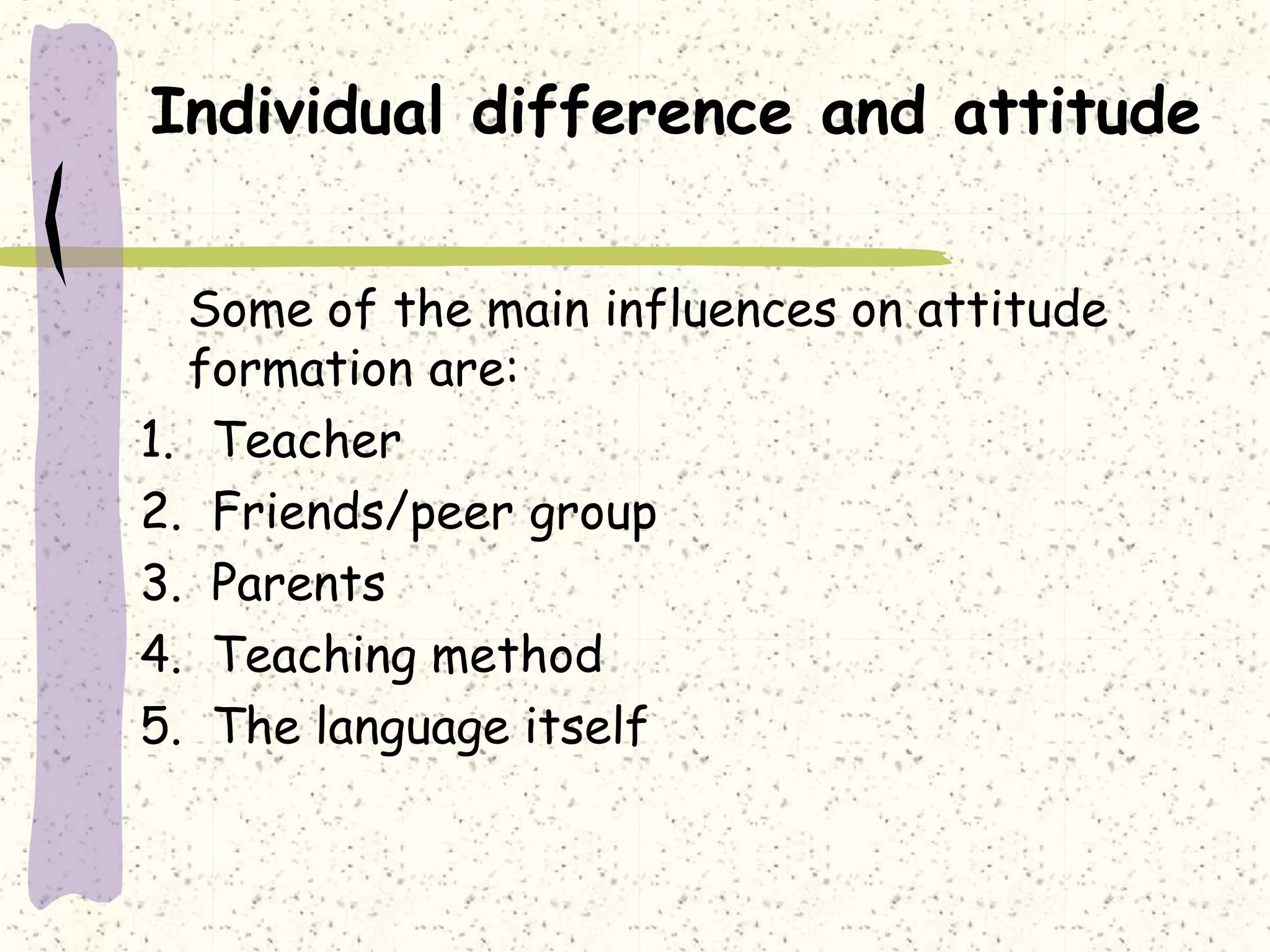 Final individual differences | PPT