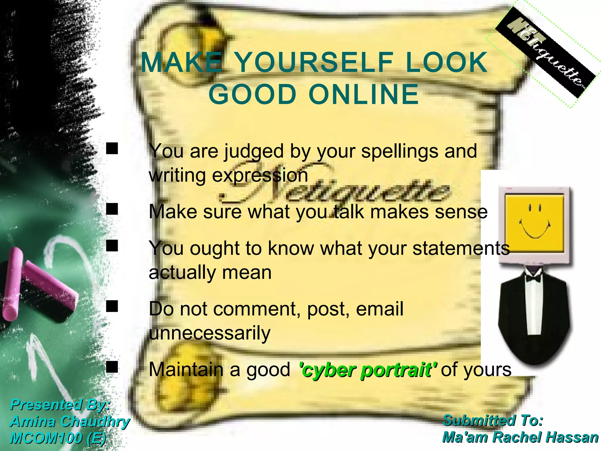 Netiquettes | PPT