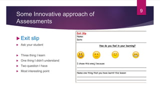 Final innovative classroom assessment strategies | PPTX | Educational ...