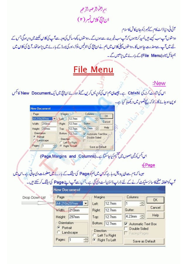 Final inpage book learn inpage in urdu | PDF | Desktop Publishing ...