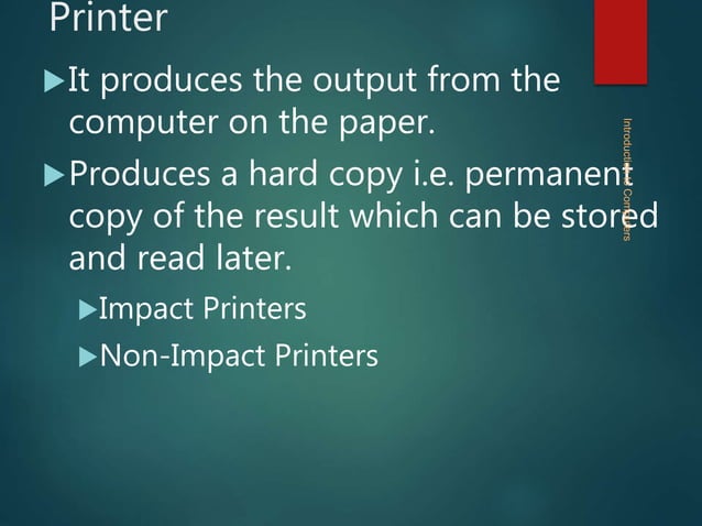 Computer Fundamentals Input and Output devices | PPT | Computer ...