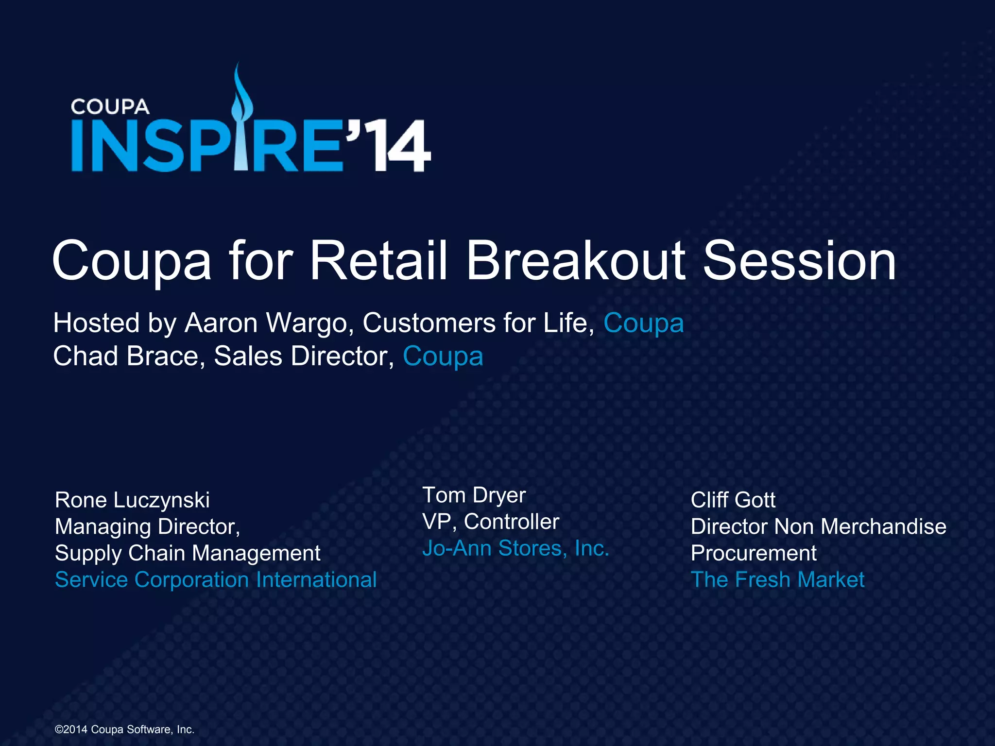 Coupa for Retail | PPTX
