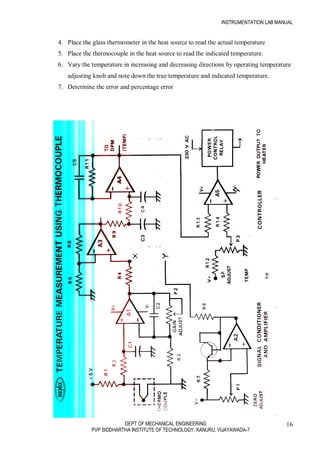 Final instrumentation lab manual | PDF