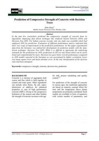 International Journal of Concrete Technology vol 2 issue_1 | PDF