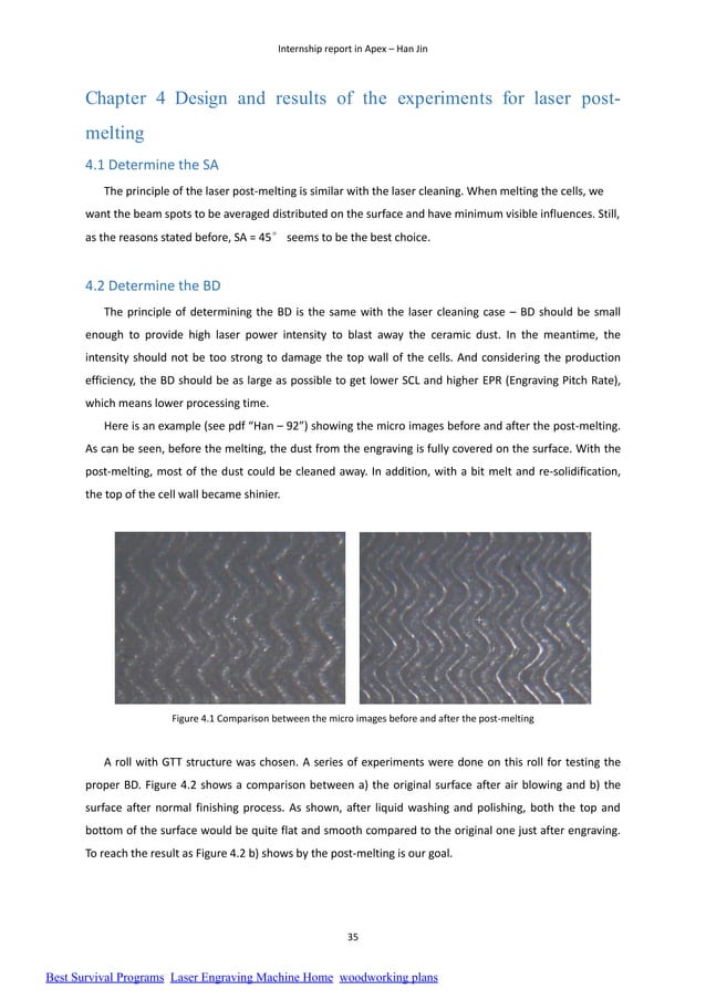 USE THE LASER ENGRAVING MACHINES TO ACHIEVE LASER CLEANING, LASER POST ...