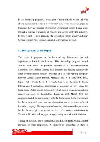 Internship report HRM | PDF