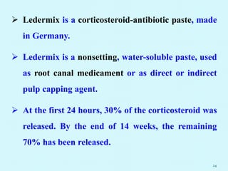 Intracanal medicaments | PPTX