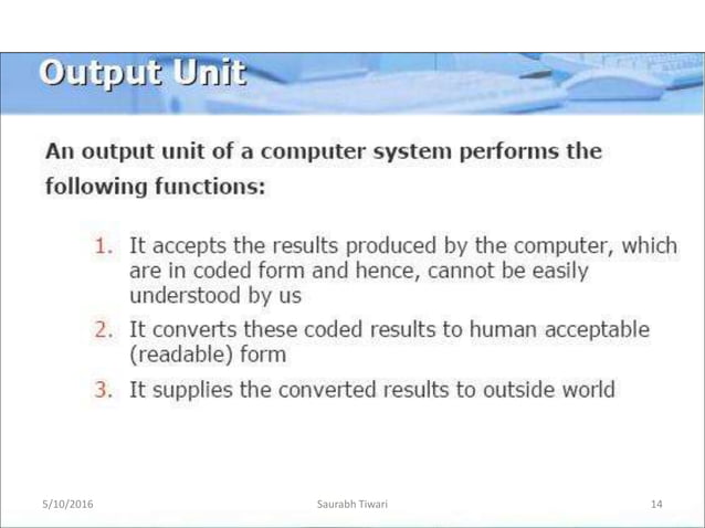 Introdution Of Computers | PPTX
