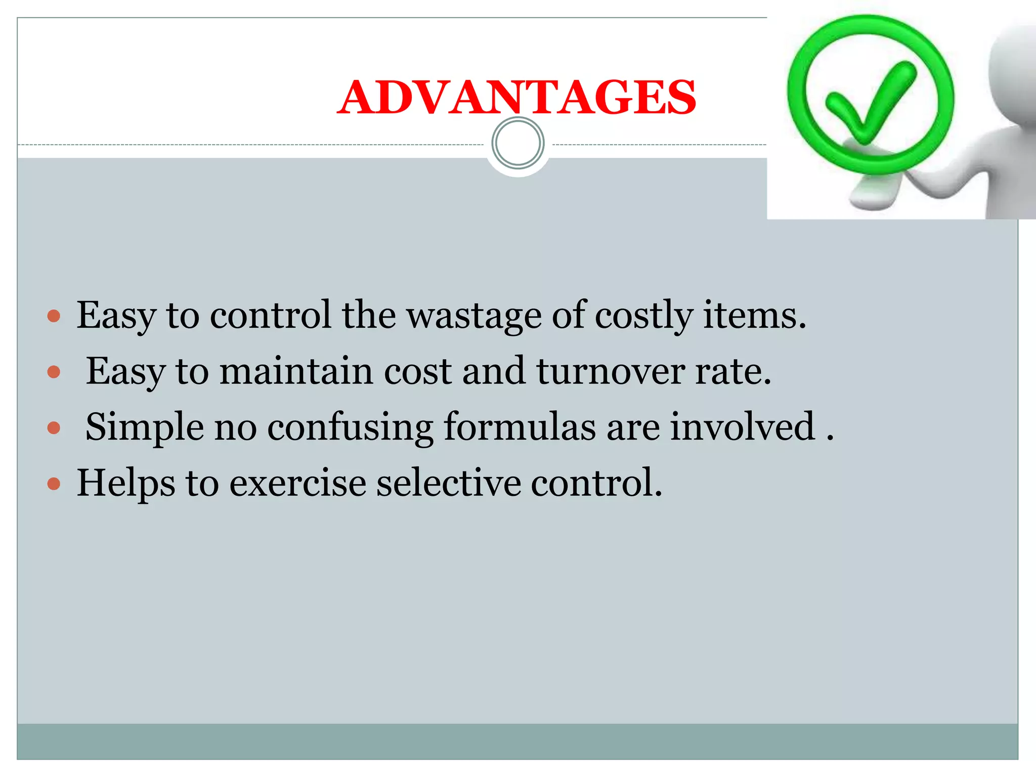 Inventory control in nursing | PPTX