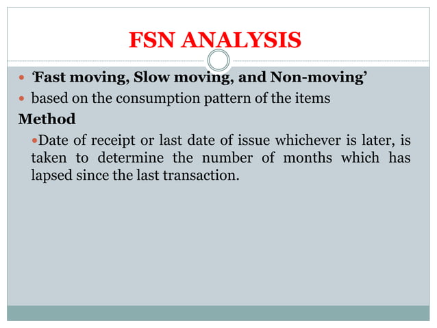 Inventory control in nursing | PPTX | Logistics | Business
