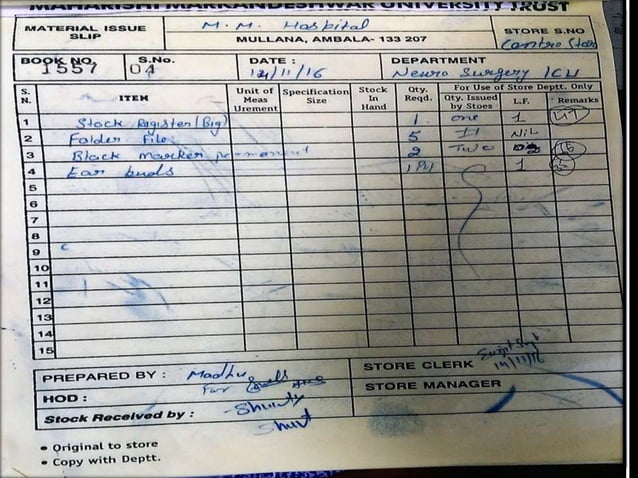 Inventory control in nursing | PPTX | Logistics | Business