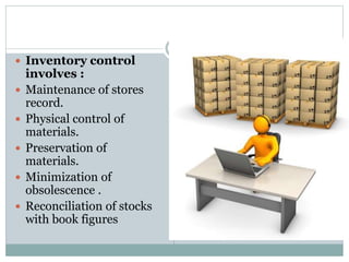 Inventory control in nursing | PPTX