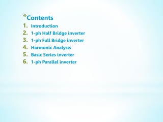INVERTERS PRESENTATION | PPTX