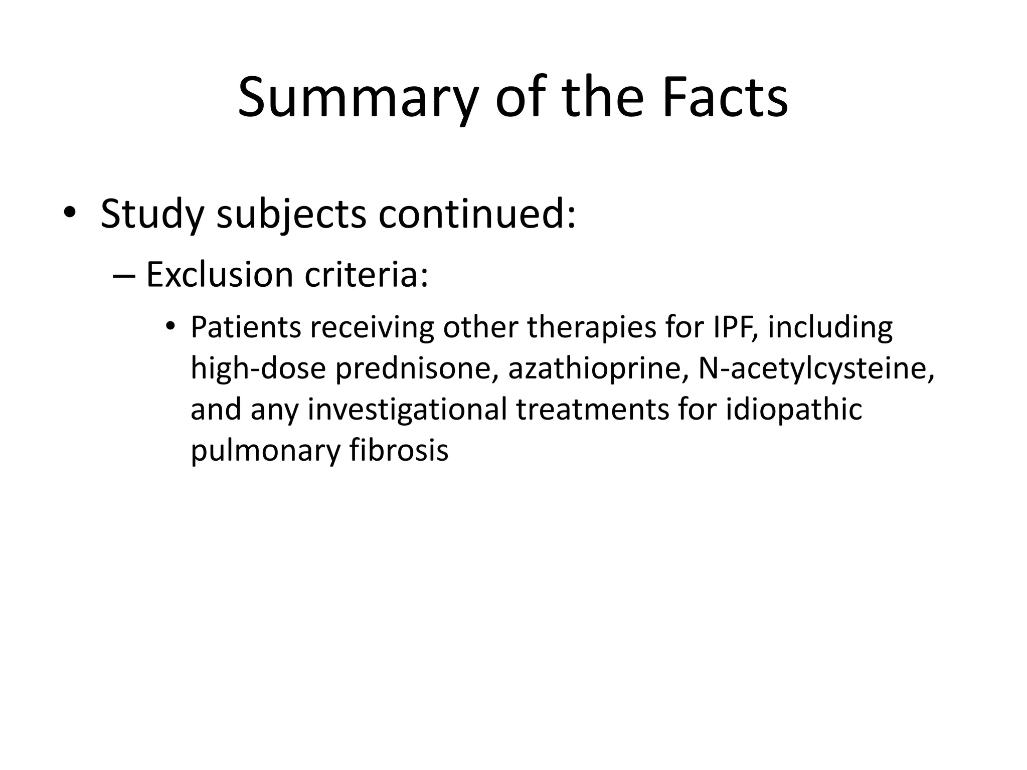 Final ipf journal club presentation | PPTX