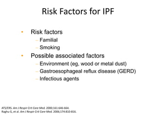 Final ipf journal club presentation | PPTX