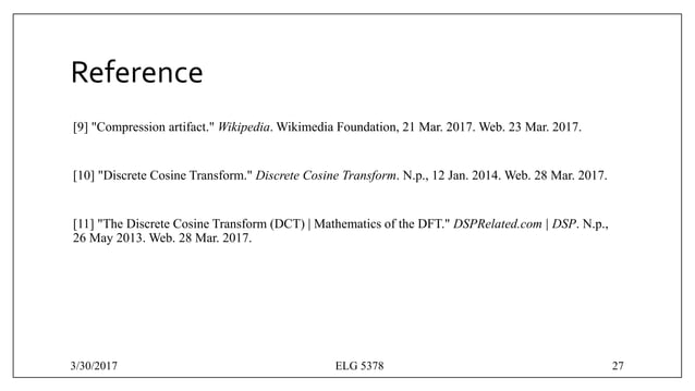 DCT based Image Watermarking | PPTX | Web Development | Internet