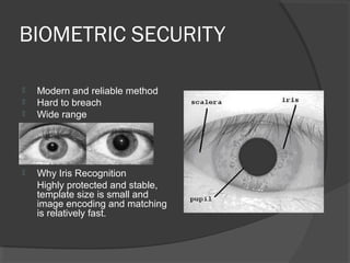 Final iris recognition | PPT