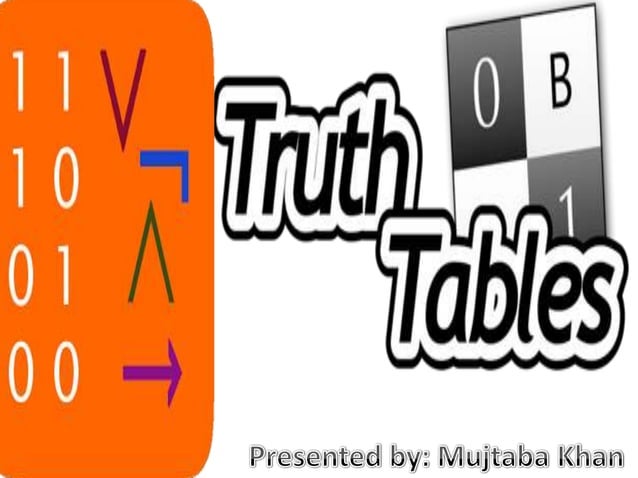 Truth tables presentation | PPTX