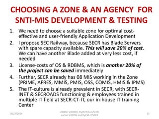 Finalising FRS for ERP of S&T deptt in Indian Railways | PPTX