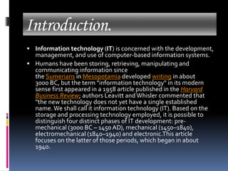 Impact Of IT on Society. | PPT