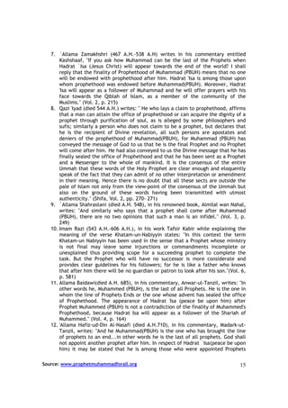 Finality of prophethood by maududi | PDF