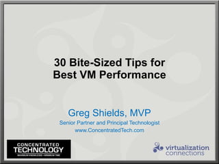WinConnections Spring, 2011 - 30 Bite-Sized Tips for Best vSphere and ...