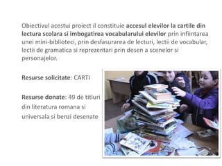 Finalizare proiect 012: Descriere, fotografii si multumiri | PPTX