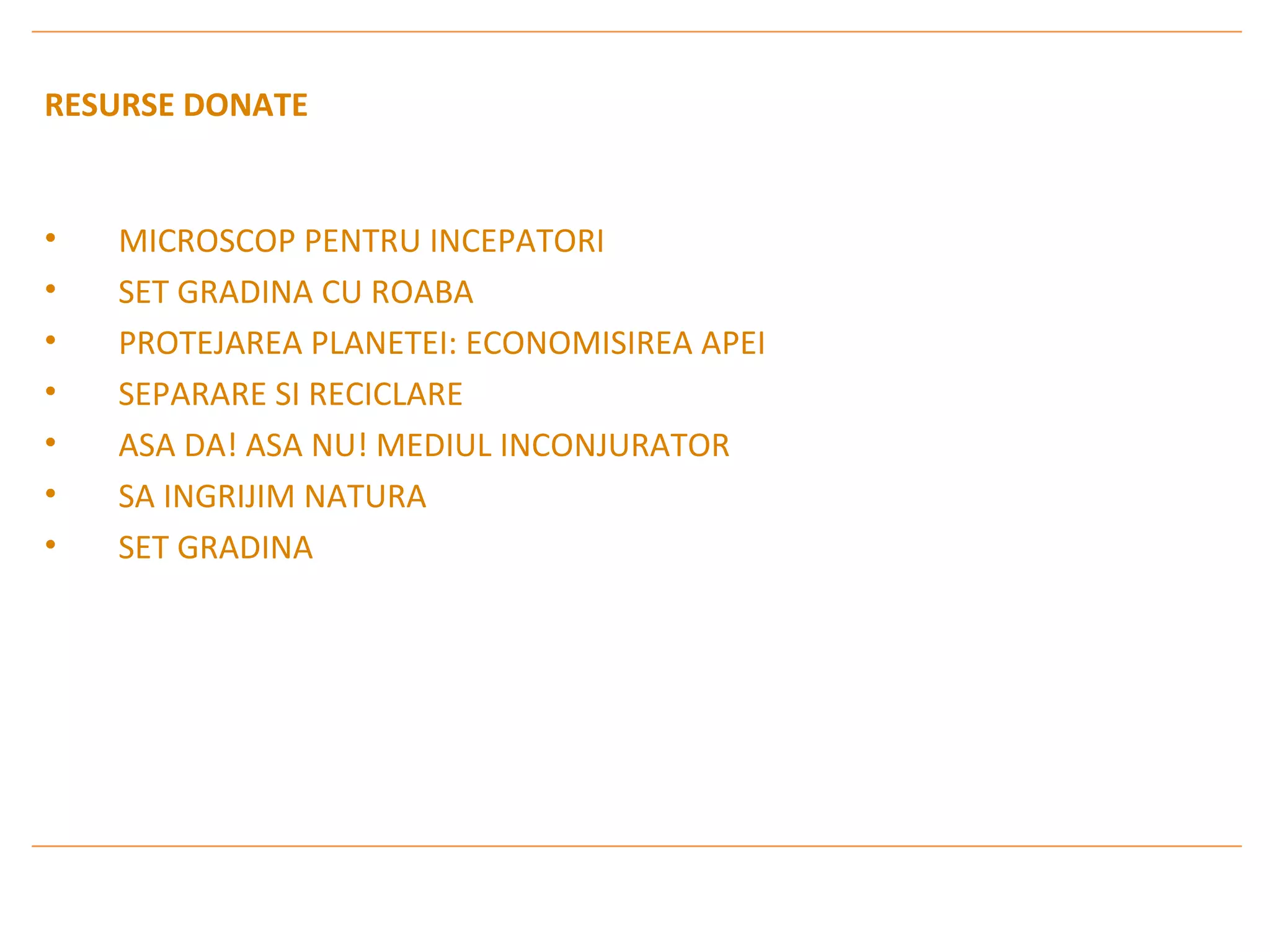 Finalizare proiect 024: Prietenii naturii | PPT