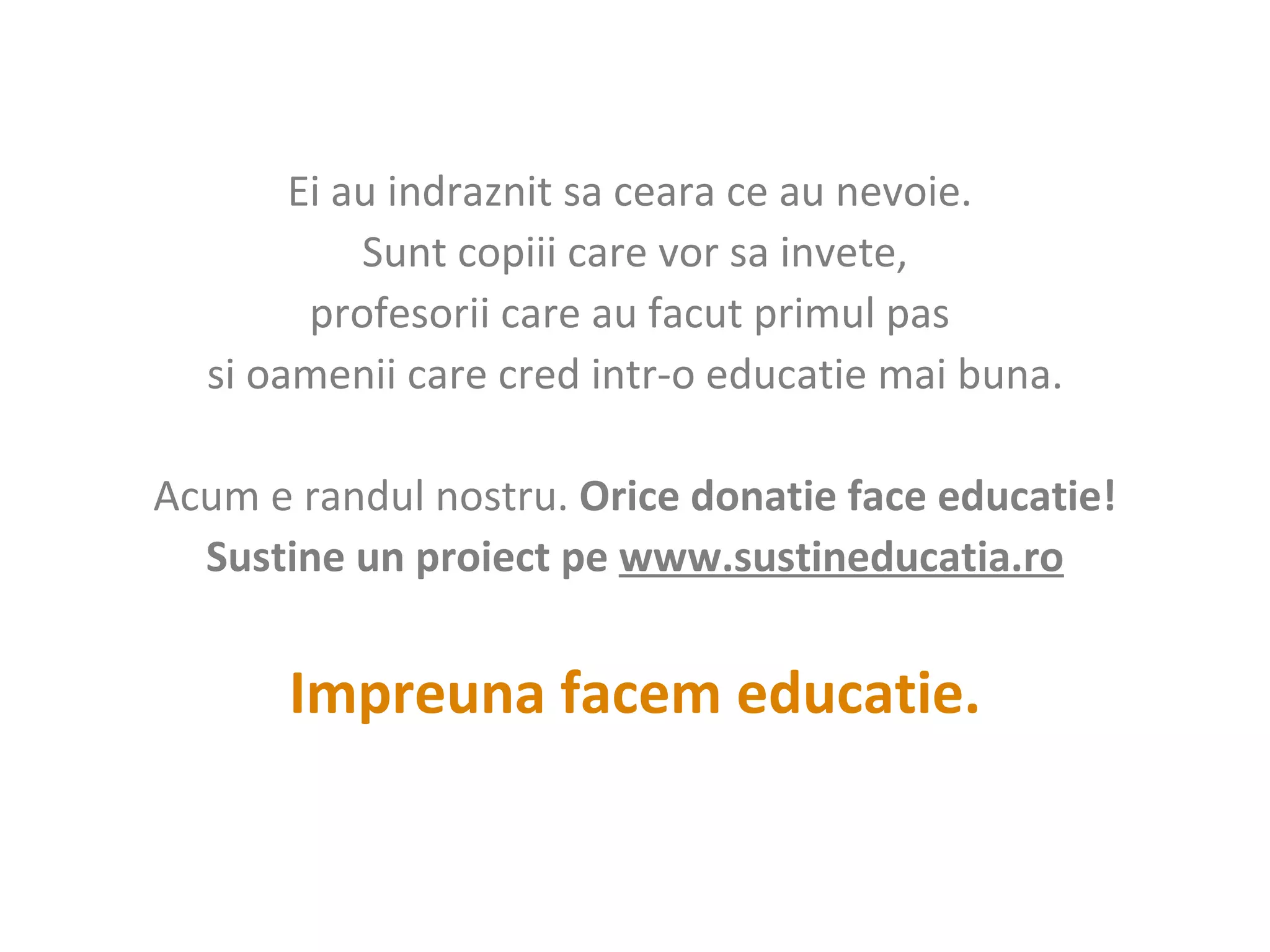 Finalizare proiect 041: Sa ocrotim Planeta Pamant! | PPT