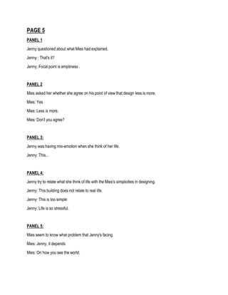 The Architecture of Comics: Jenny's Dream | PDF