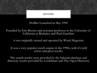 Hotbot ppt | PPTX